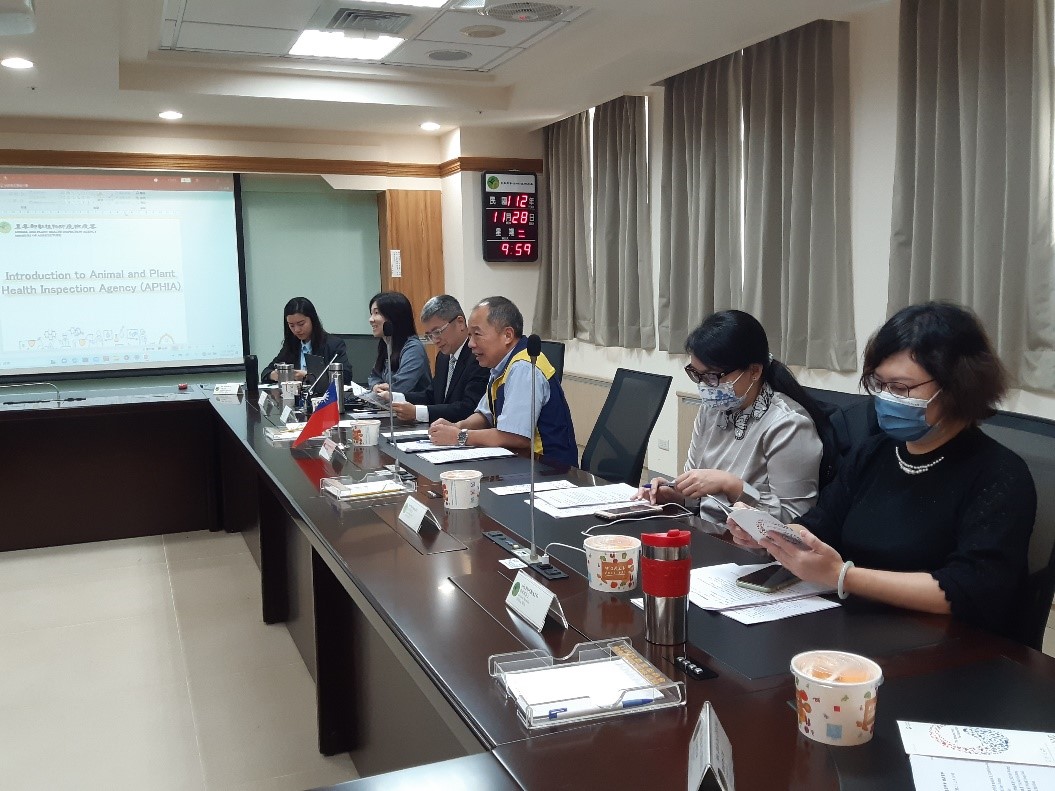 112年11月28日韓國動植物檢疫局（APQA）拜會本署(農業部動植物防疫檢疫署)
